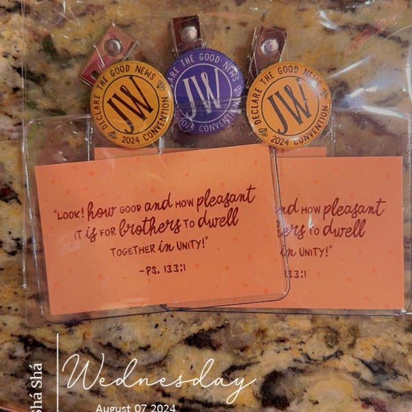 Good News of Good Things Pick Your Theme Button Pins Gift Set Jw Gifts ...