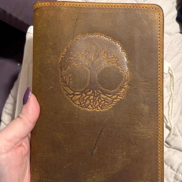 Genuine Compass Leather Journal Handmade Custom Fire Branded Refillable ...