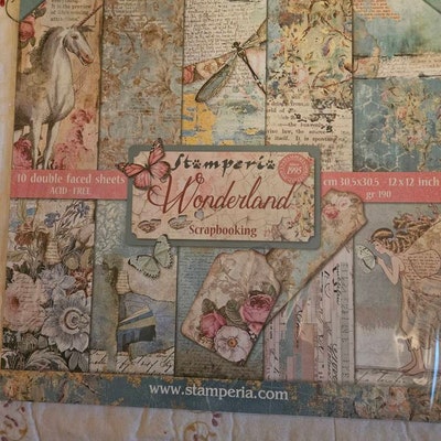 Stamperia Rose Parfum 12x12 Paper Pad, Stamperia Rose Parfum Collection ...