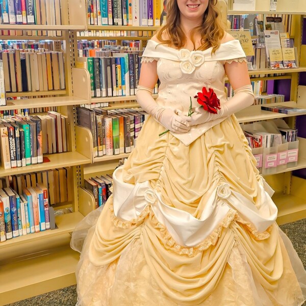 Handmade - Cosplay Deluxe Belle Dress, Belle Costume Dress, Belle ...