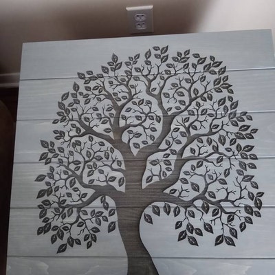 Tree of Life Wooden Sign, Tree Wall Hanging, Laser Engraved Wooden Sign ...