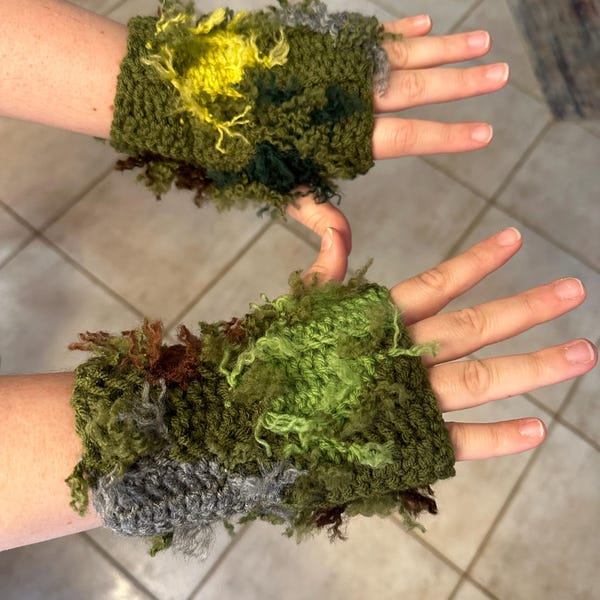 Moss Set Crochet Pattern - Nature Crochet PDF- Therian Fantastical ...