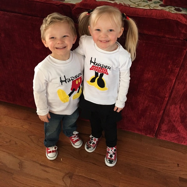 Disney Characters Legs and Feet Shirt-- Mickey, Minnie, Donald, or ...