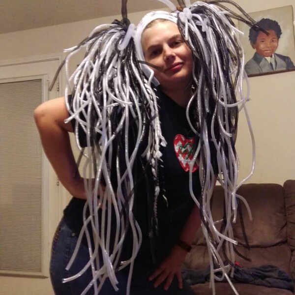 Cyberpunk Cyber Goth Tubular Crin Dread Falls Cyberlox - Etsy