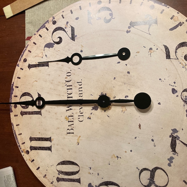 Large Wall Clock Kit- Choose Your Hand Length - Etsy