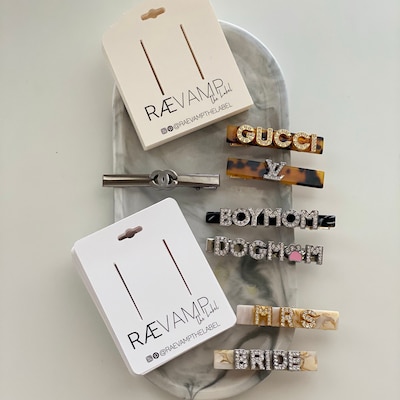 Customized Hair Accessory Display Card 2.75 Inches by 3.5 Inches for ...