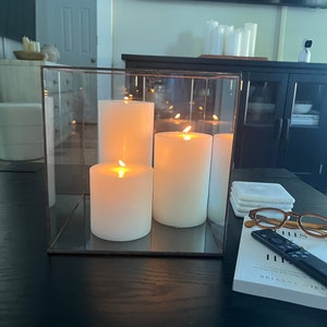 14 X 14 X 9 Custom Glass Display Case With Wood Base Protects and ...