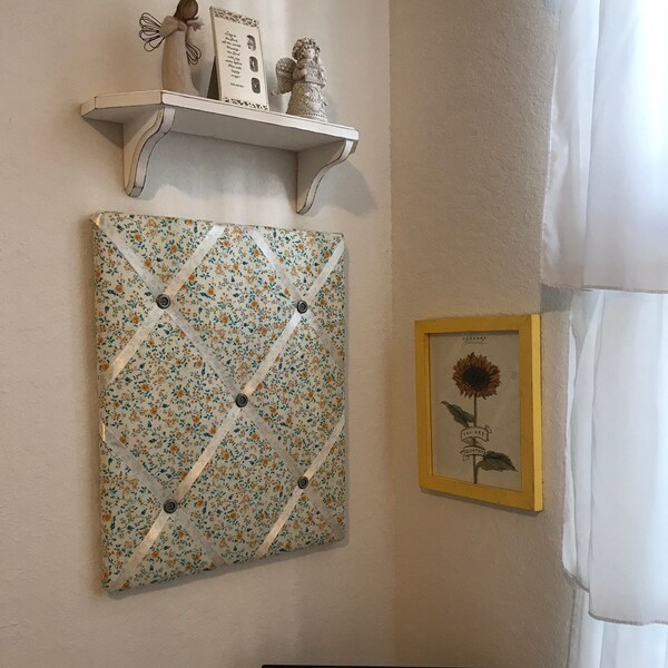 Light Blue French Memo Board - Light Blue Pin Board - Blue Fabric ...