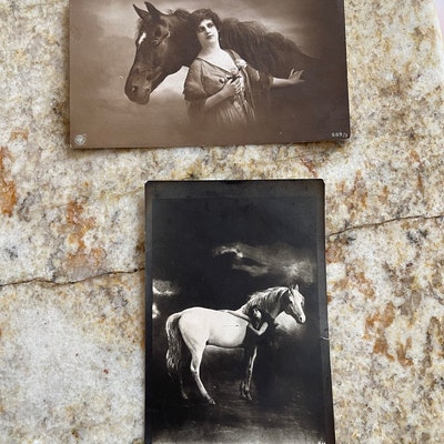 Wood Nymph Doll Postcard Artist Woman Lady Girl, Forest Trees Long Hair ...