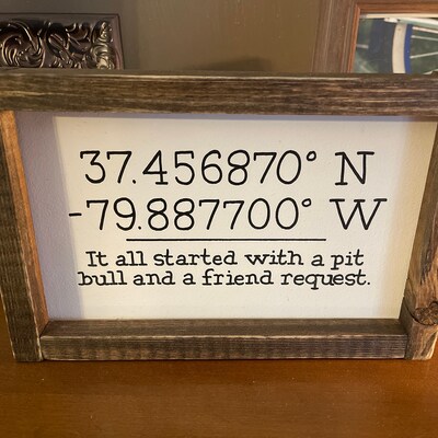 Custom Coordinates Sign Anniversary Gift Coordinates Sign - Etsy