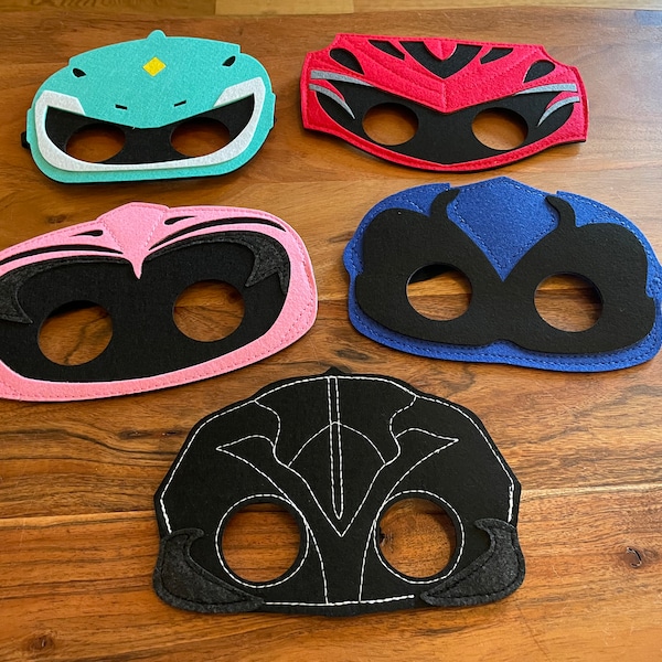 Ready to Ship! Personalized Ranger Felt Masks - Etsy