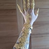 Arm Jewel, Hand Armor Chain and Fully Articulated Armor Fingers, Gold ...