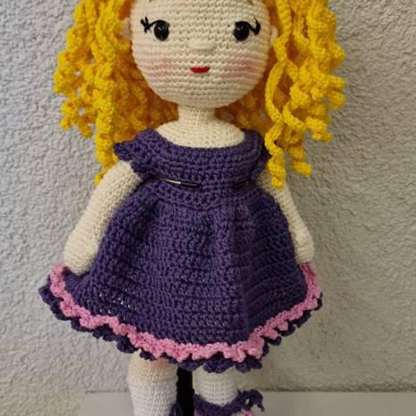 Celine Crochet Doll Pattern: Amigurumi Girl Tutorial (PDF Pattern) - Etsy
