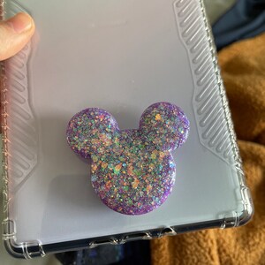 Mickey Style No Bow Popsockets® Pick Your Color, Rounded Mickey Molds ...