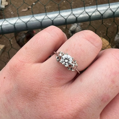 Frog Engagement Ring Frog Ring White Gold Toad Ring Toad Engagement ...