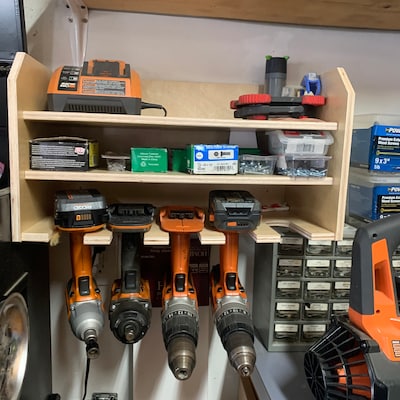 Charging Station for Tools, Unique Gift for Men, Gift for Dad, Cordless ...