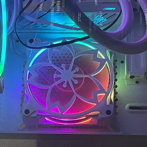 Sakura Cherry Blossom Logo V2 Gaming Computer Fan Shroud / Grill ...