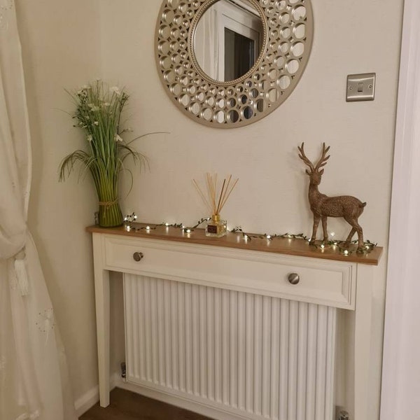 800mm Tall Elegant Radiator Cover, Table Shelf, Console Table. - Etsy UK