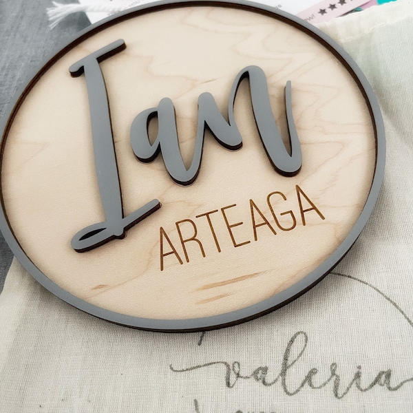 Personalized Baby Announcement Sign | Birth Stats Board | Newborn ...