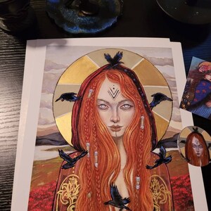 Leanan Sidhe Fairy Celtic Mythological Goddess Owl 8x10 Art - Etsy