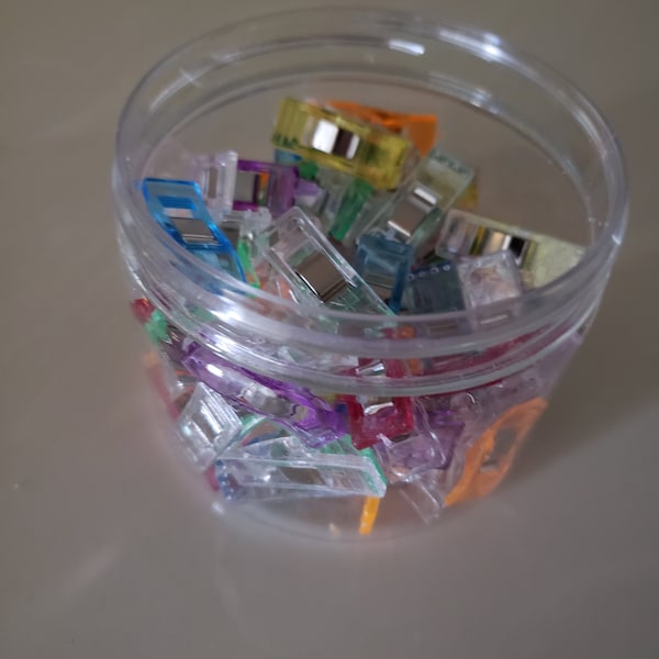 50 Sewing Clips, Quilting Clips, Pattern Clips, 50 Clips, 50 Mini ...