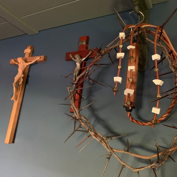 Wünsdorf. 61 Cm/24 Flogger Made of Leather Barbed Wire - Etsy