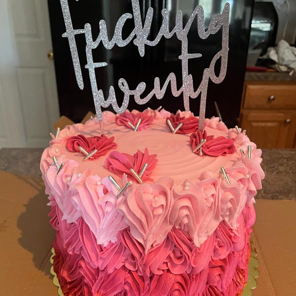 Number 12 Birthday Cake Topper, 12th Birthday Celebration Multi-color ...