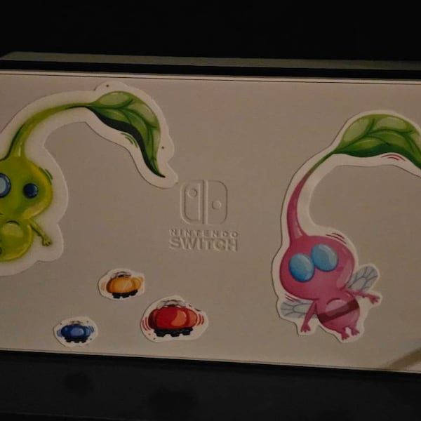 Holographic Glow Pikmin Vinyl Sticker - Etsy