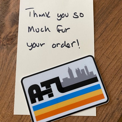 Atlanta Sticker. Midtown Atlanta Sticker. ATL Decal. Atlanta Souvenir ...