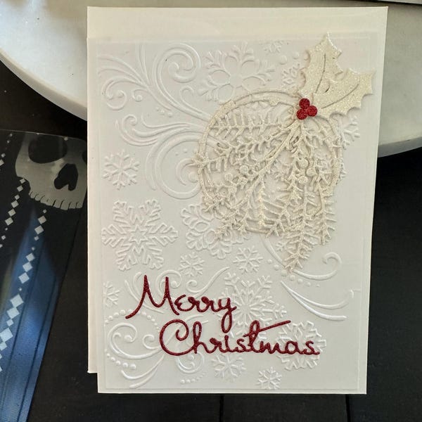 Winter Wishes Holiday Handmade Card - Etsy