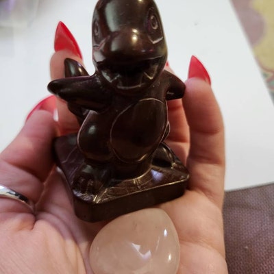 Hand Carved Blue Opal Pikachu Pokemon Crystal Statue - Etsy