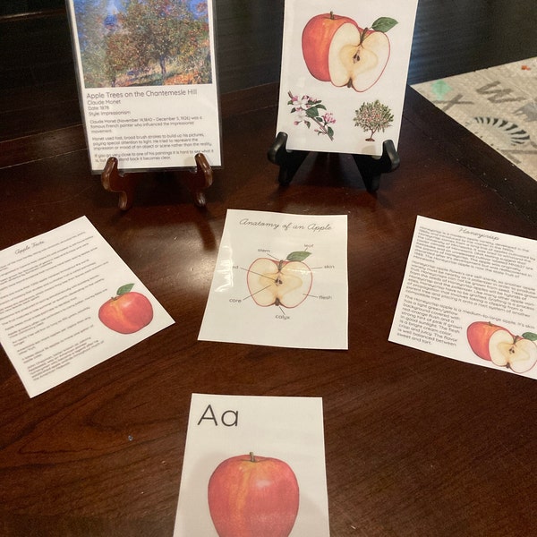Apple Unit Study Bundle - Etsy