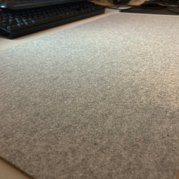Natural Wool Desk Mat - Felt Desk Pad - Large Desk Pad - Soft Merino ...