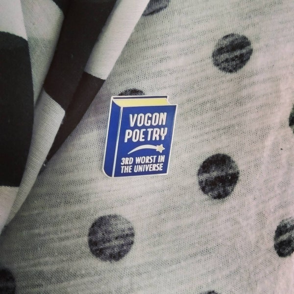 Vogon Poetry Enamel Pin Badge - Etsy