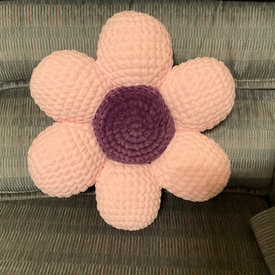 Flower Pillow Crochet Pattern - Etsy