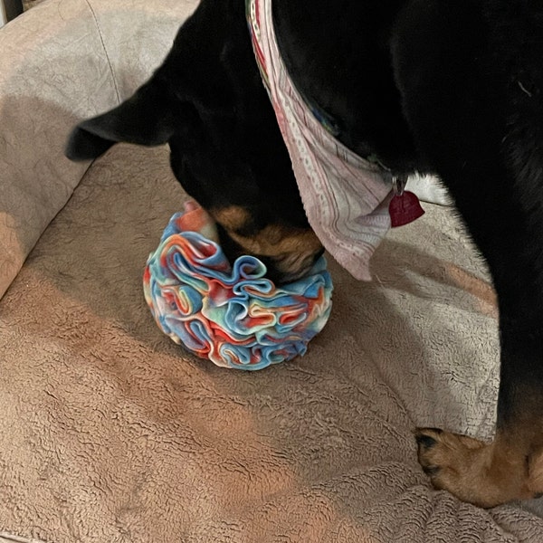Snuffle Ball, Treat Dispenser, Treat Ball, Canine Enrichment, Keep Dogs ...
