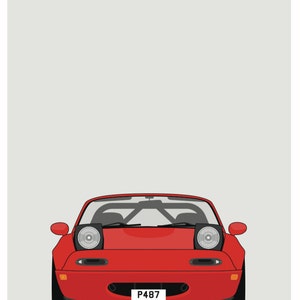 Fiat Cinquecento Print Inbetweeners Custom Colours / Digital File ...