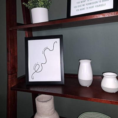 Healing is Not Linear Psychologist Office Decor School Counselor Wall ...