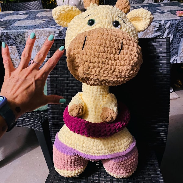 Sophie, the Giraffe - Crochet Pattern - Amigurumi - Summer Cute Floatie ...