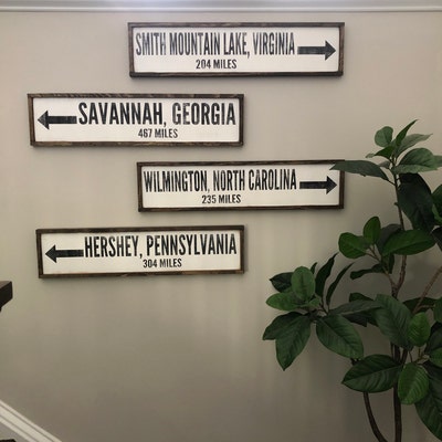 City Sign, State Sign, Address Sign, Location Sign, Housewarming Gift ...