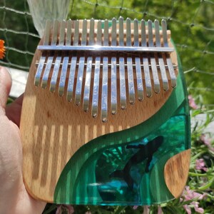 3D Kalimba Thumb Piano Hluru Sanza Mibra Epoxy Resin High - Etsy