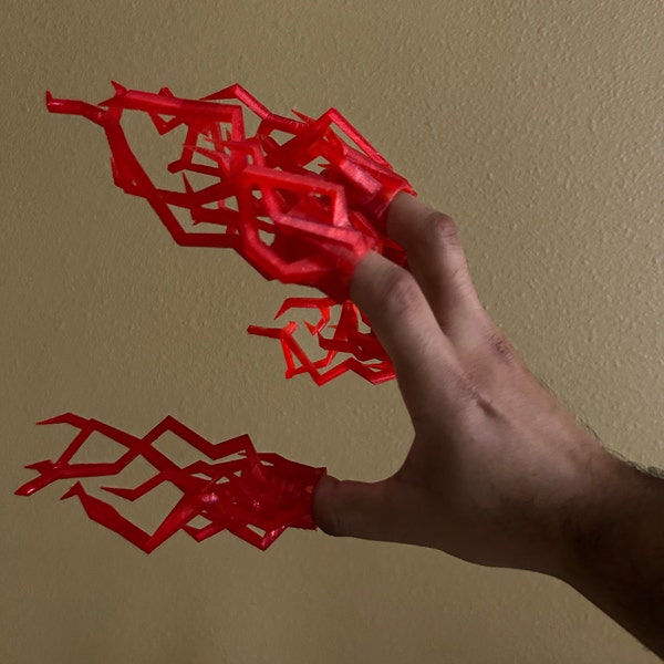 Lightning Fingers Cosplay Prop. Finger Mounted Electric Bolts for ...