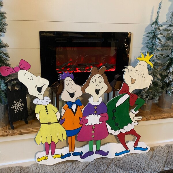 Cindy Lou Driving to Whoville Christmas Woodworking Pattern, About 3 ...