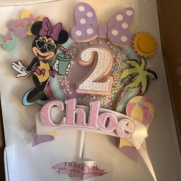 Bluey Inspired Cake Topper, Blue Party Decoration , Blue First Birthday ...