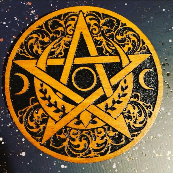 Pentacle Altar Moon Phases - Etsy