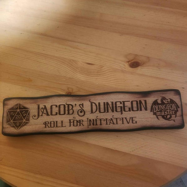 Personalized Medieval Tavern Sign Dungeon and Dragons Dnd Gift Dungeon ...