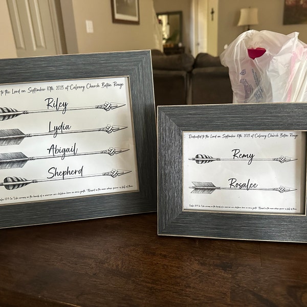 Psalm 127:4-5 Christian Wall Art, Children Are Like Arrows, Quiver ...