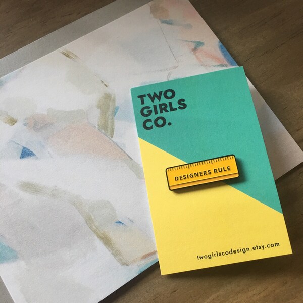 Designers Rule Enamel Pin - Etsy