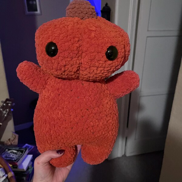 Cheeky Pumpkin Head With Booty Crochet Pattern PDF - Etsy