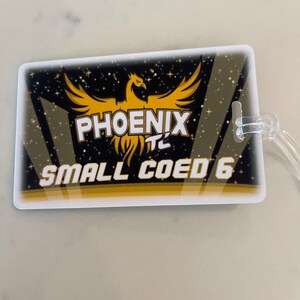 Back to School Bus Identification Bag Tag. Customizable. - Etsy